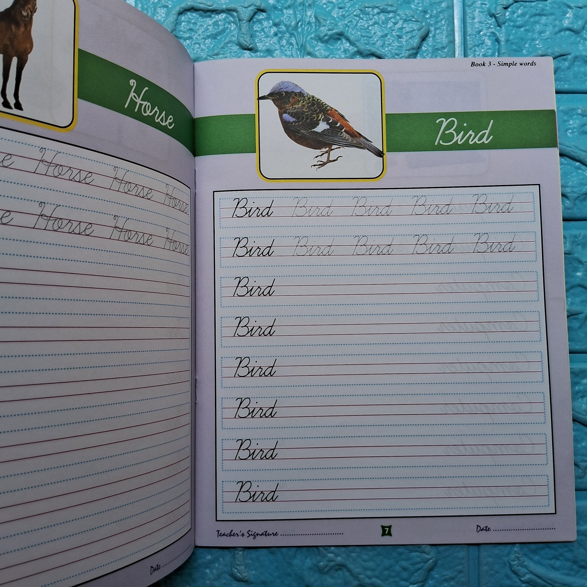 Cursive Writing - 3 Simple Words – We Are Turners