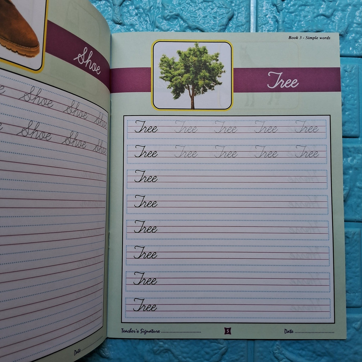 Cursive Writing - 3 Simple Words – We Are Turners