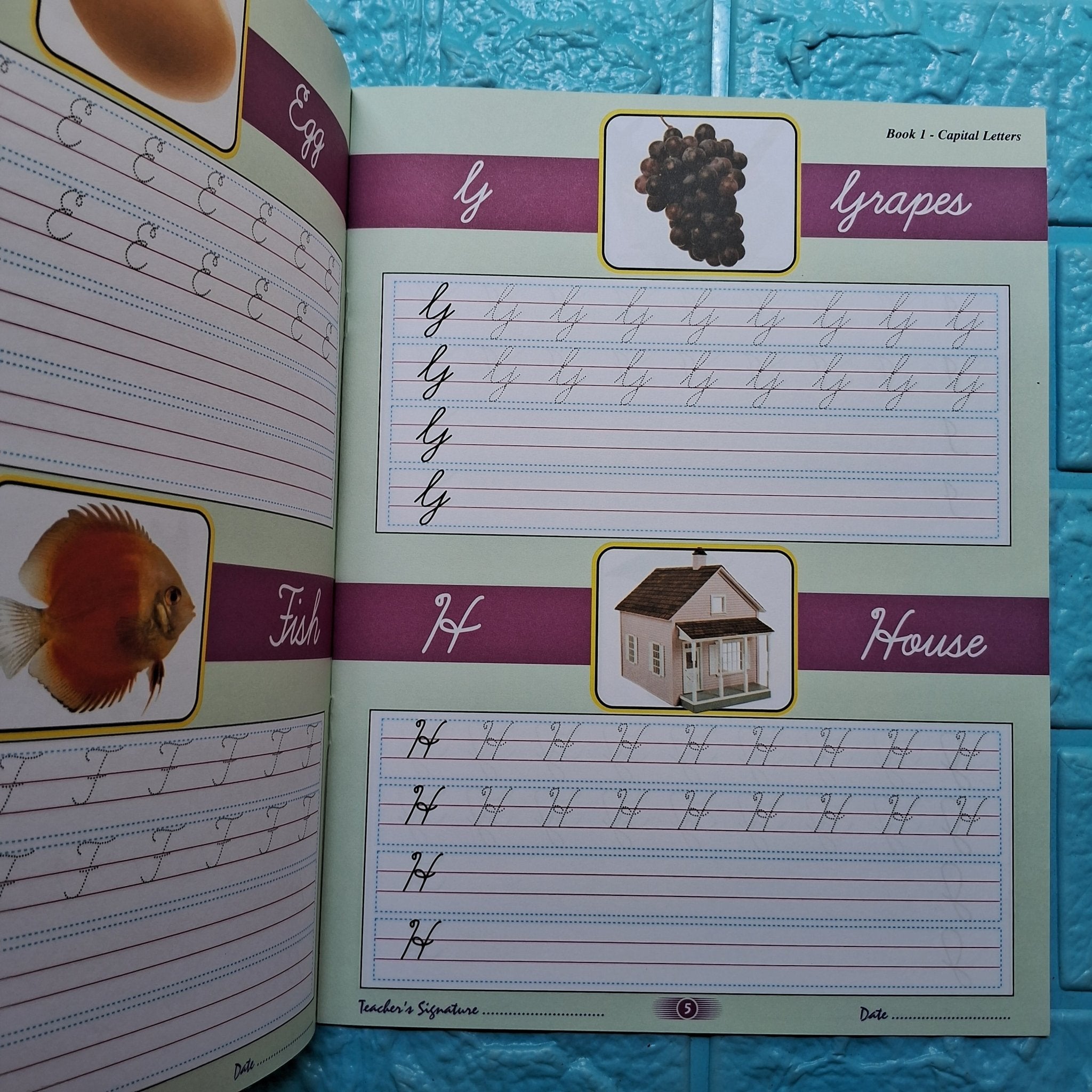 Cursive Writing - Capital Letters – We Are Turners